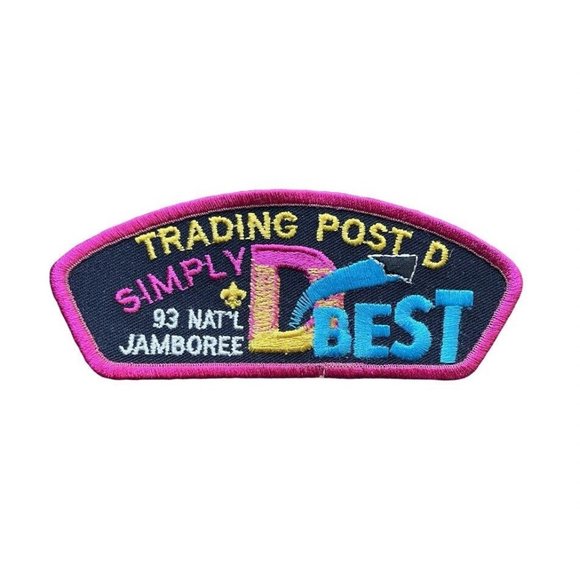 Other | Boy Scouts Bsa Trading Post D Ufo 1993 Jamboree Vintage Patch ...